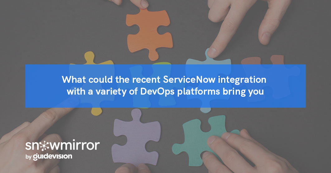 what servicenow DEvops - SnowMirror